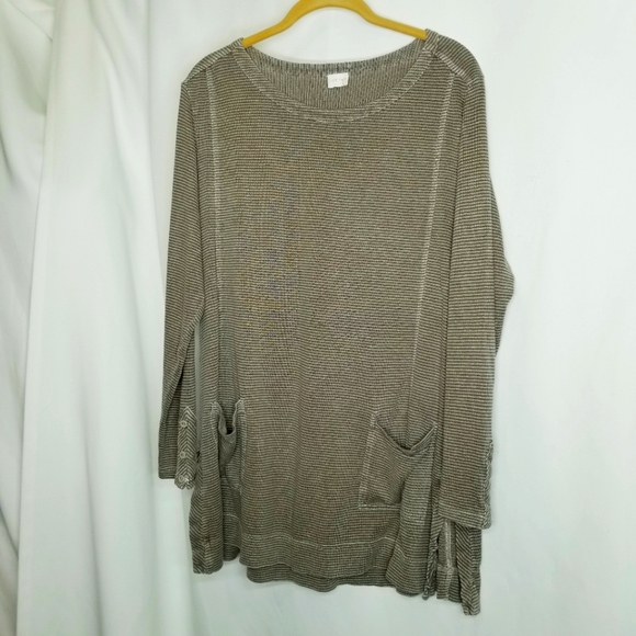 Poetry | Tops | Poetry Tunic Hemp Organic Cotton Blend Top Long Sleeve ...